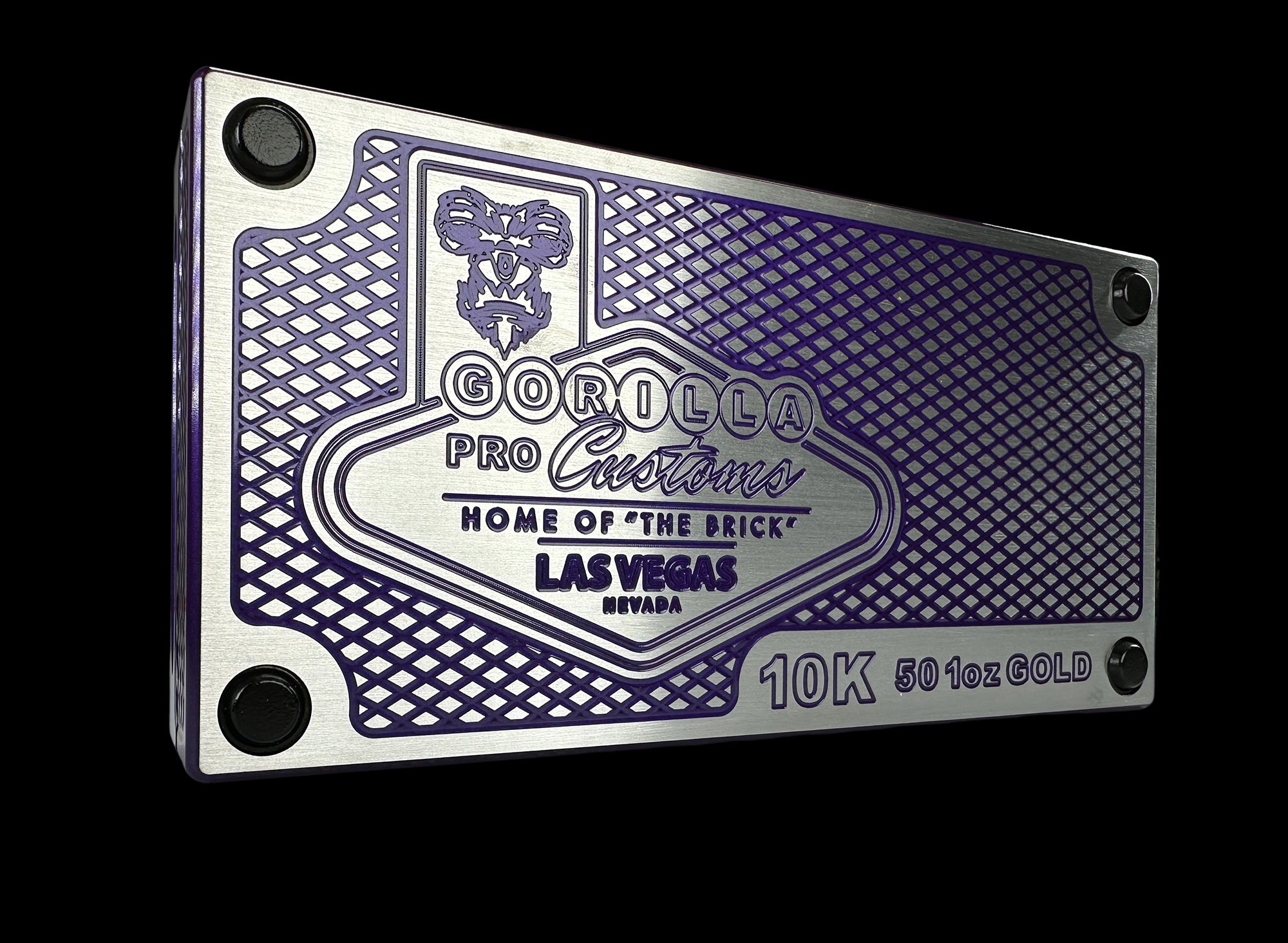 $10k, 50oz Gold Coins REBRUSHED CRUSHED VELVET/BRASS Survival Brick ...