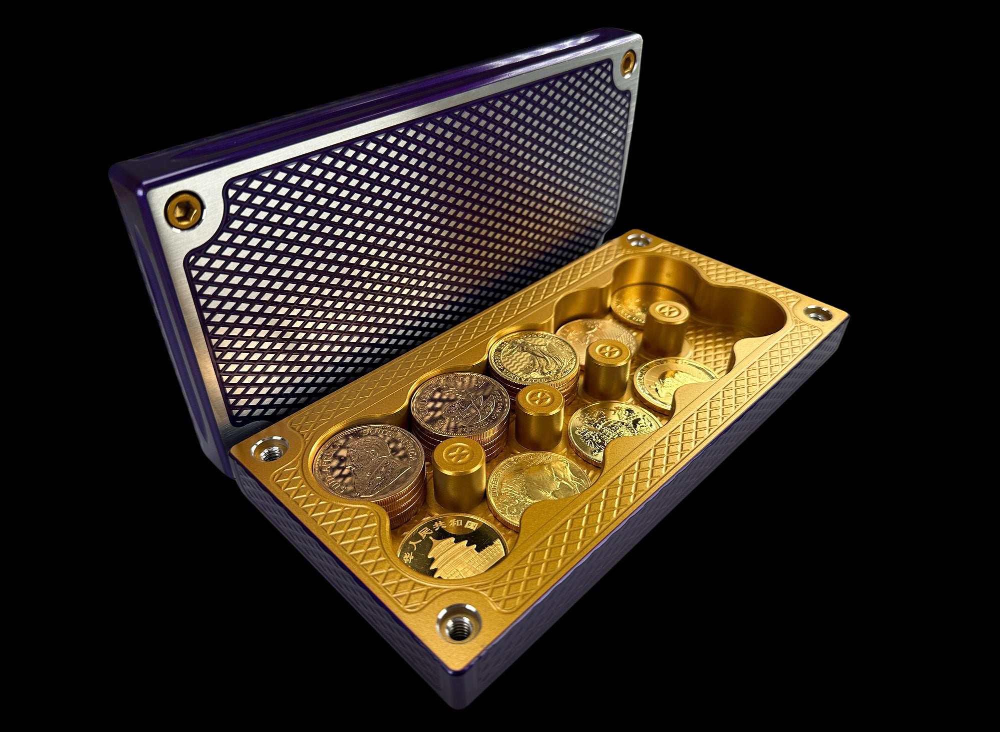 $10k, 50oz Gold Coins REBRUSHED CRUSHED VELVET/BRASS Survival Brick ...