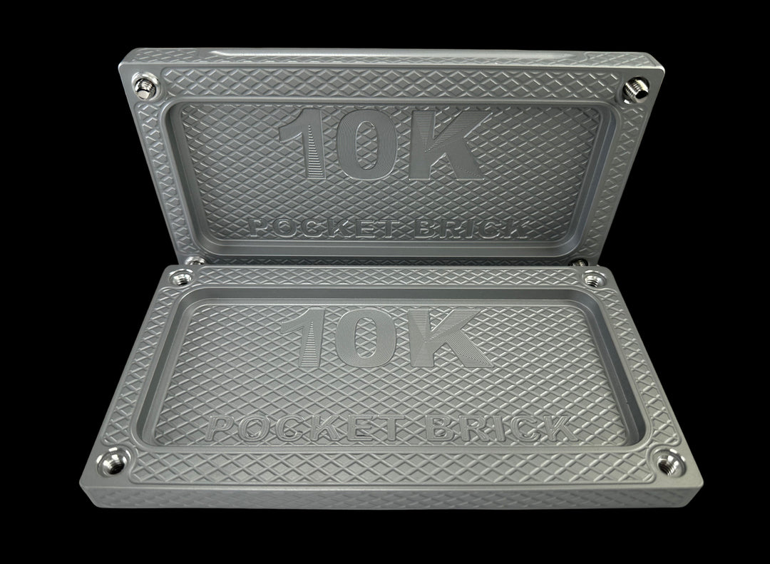HEAVY POCKET Brick - BRUSHED STAINLESS - $10,000 Capacity | Gorilla Pro ...