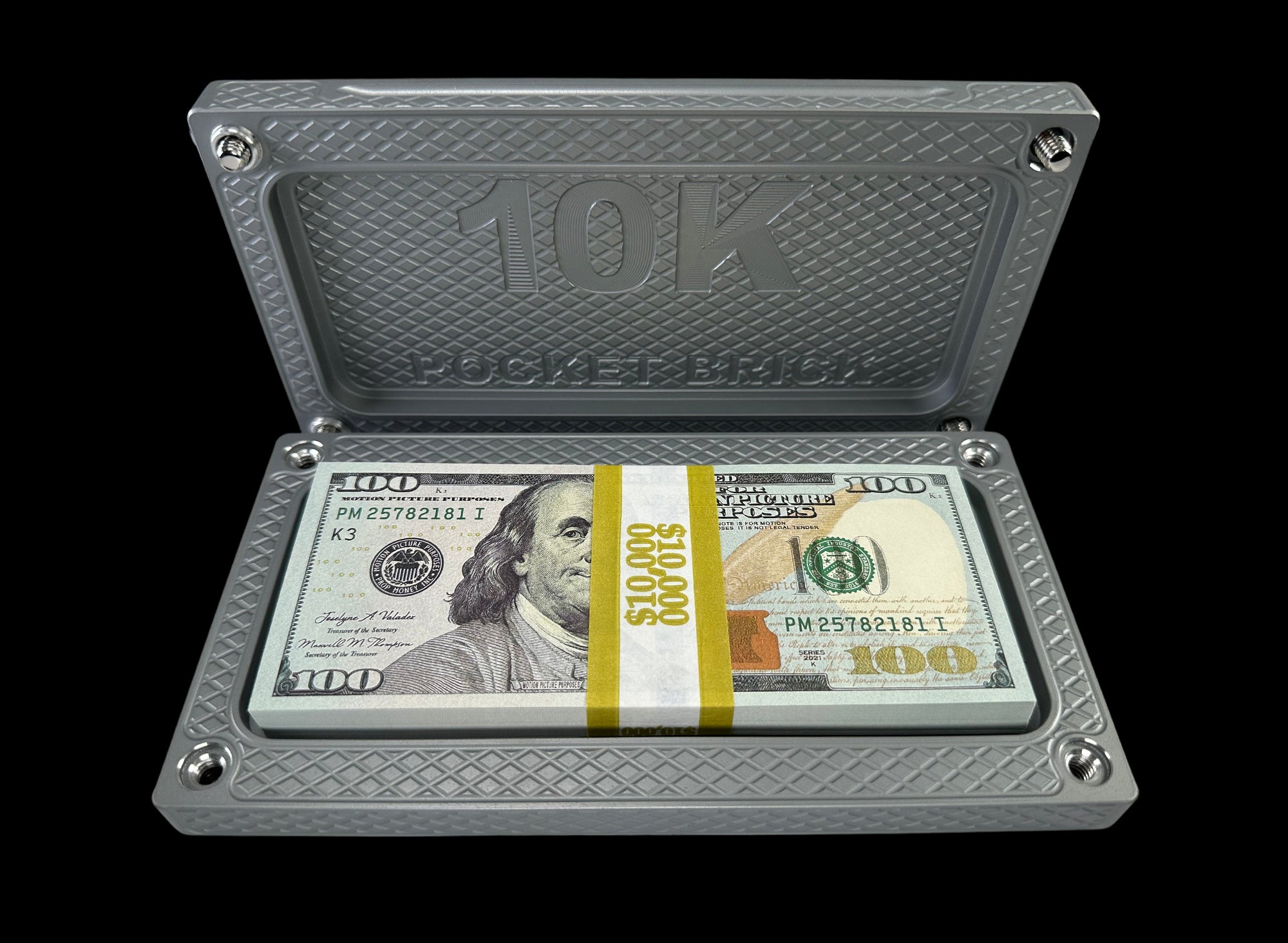 HEAVY POCKET Brick - BRUSHED STAINLESS - $10,000 Capacity | Gorilla Pro ...