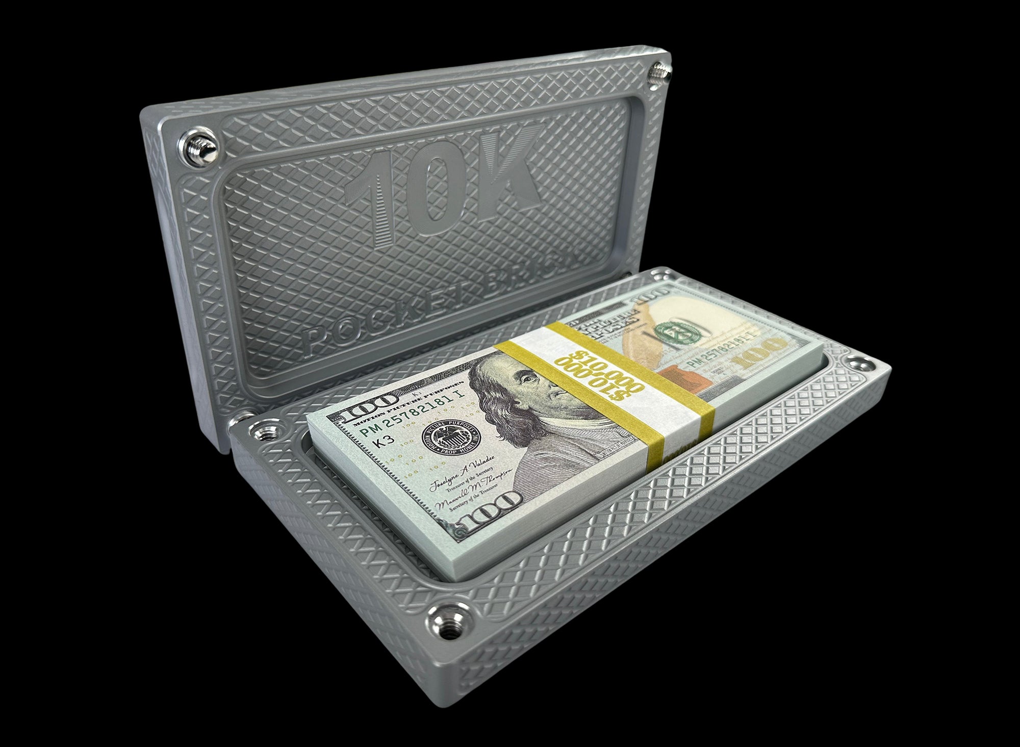 HEAVY POCKET Brick - BRUSHED STAINLESS - $10,000 Capacity | Gorilla Pro ...