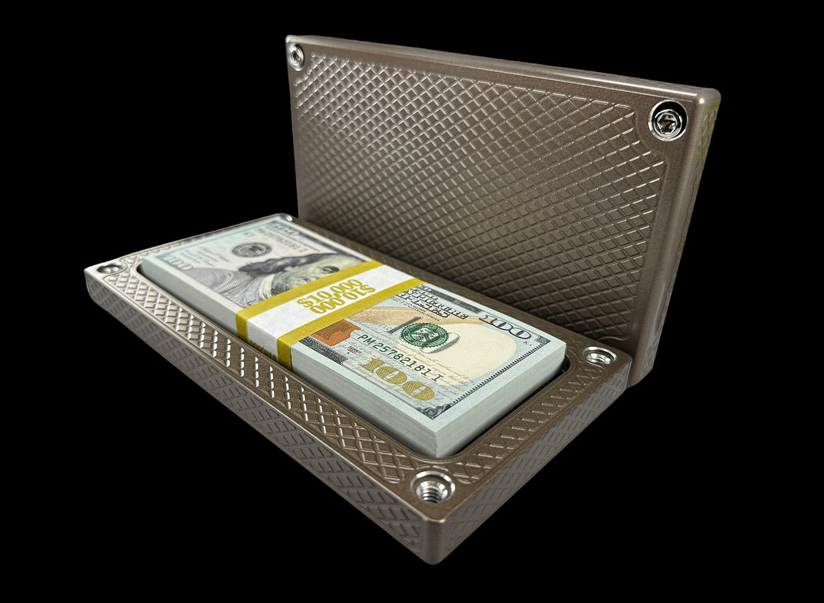HEAVY POCKET Brick - SMOKED STEEL - $10,000 Capacity | Gorilla Pro Customs