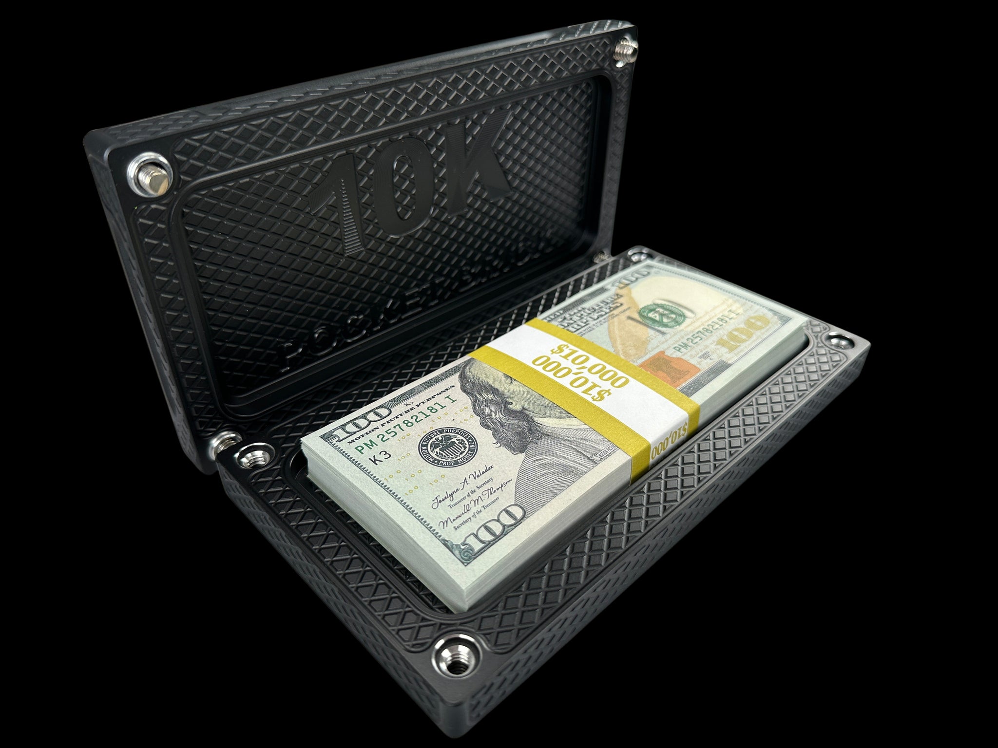 HEAVY POCKET Brick - MATTE BLACK - $10,000 Capacity | Gorilla Pro Customs