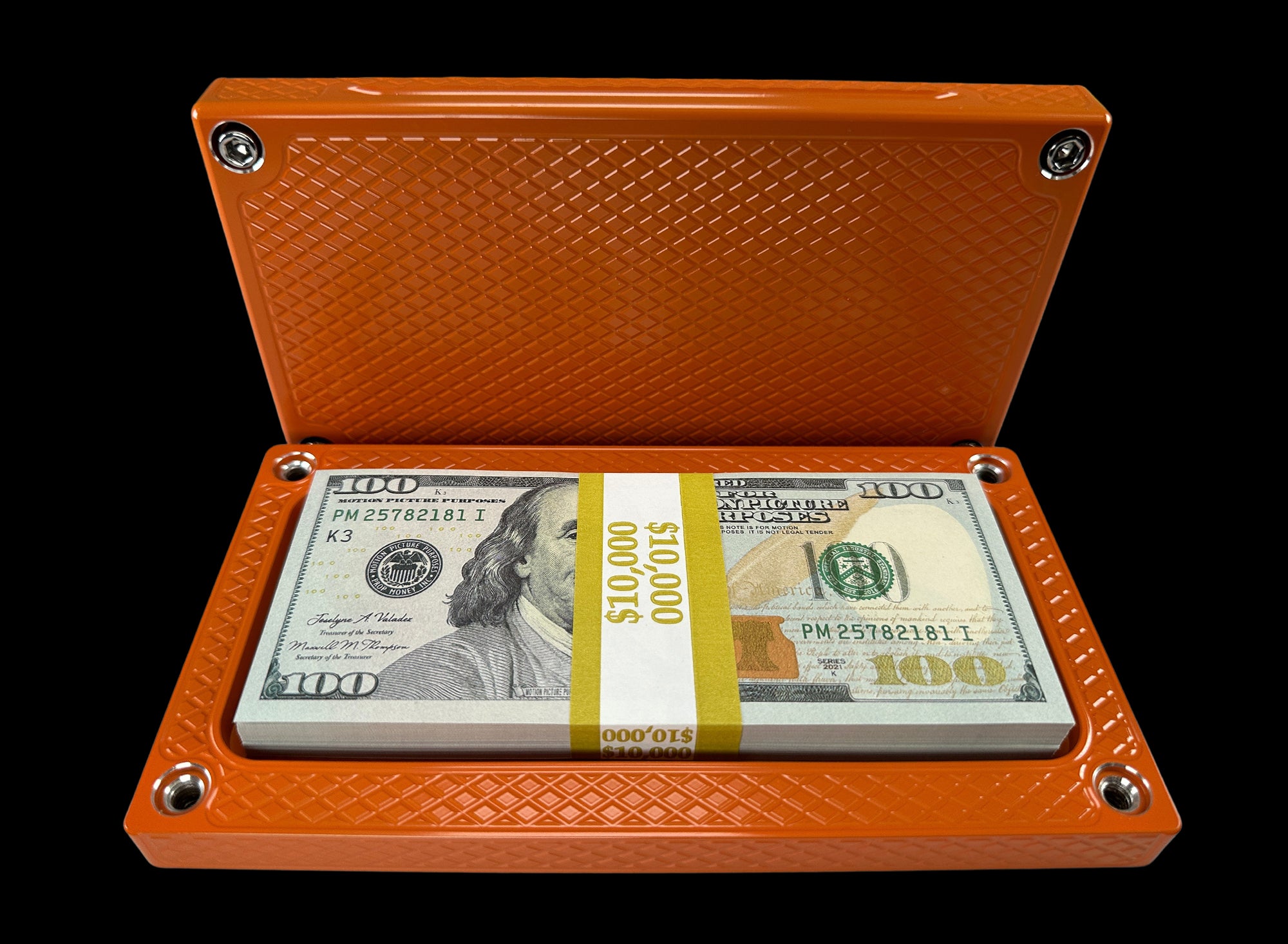 HEAVY POCKET Brick - SATIN ORANGE - $10,000 Capacity | Gorilla Pro Customs