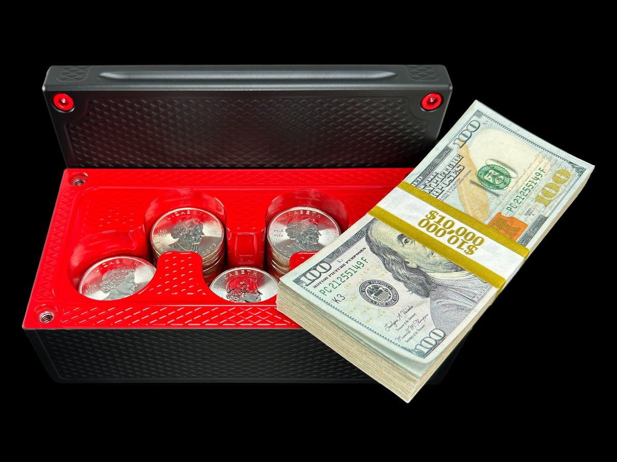 $10k, 70oz Silver Coins BLACK WIDOW Survival Brick | Gorilla Pro Customs