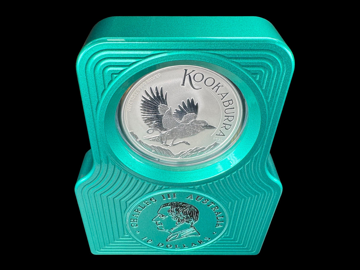 10oz Single Coin Display MERMAID GREEN (PRICE AS SHOWN $2,498.99 ...