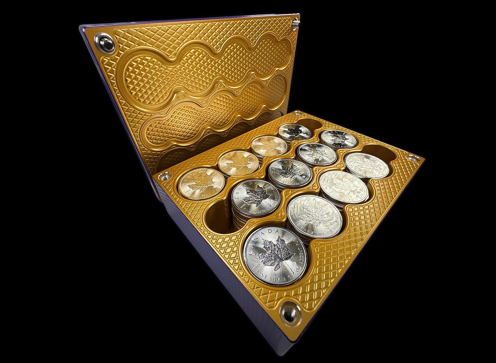 180oz Silver Coins CROWN ROYAL Silver Stacker Brick | Gorilla Pro Customs