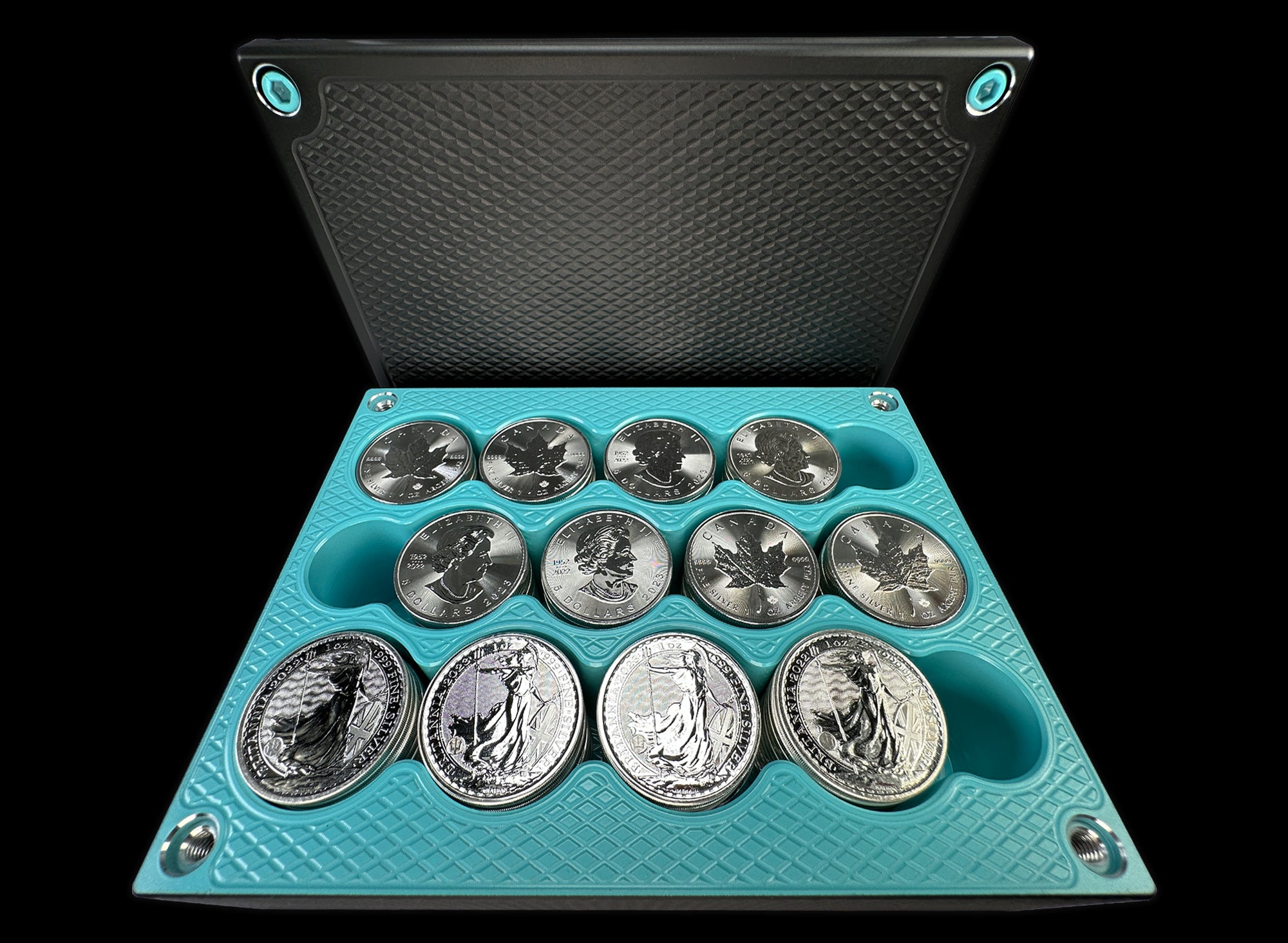 180oz Silver Coins THE SMURF Silver Stacker Brick | Gorilla Pro Customs