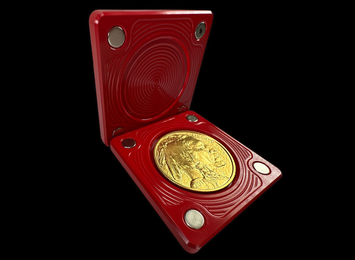 1oz Gold Coin REDRUM Single Stacker Brick | Gorilla Pro Customs