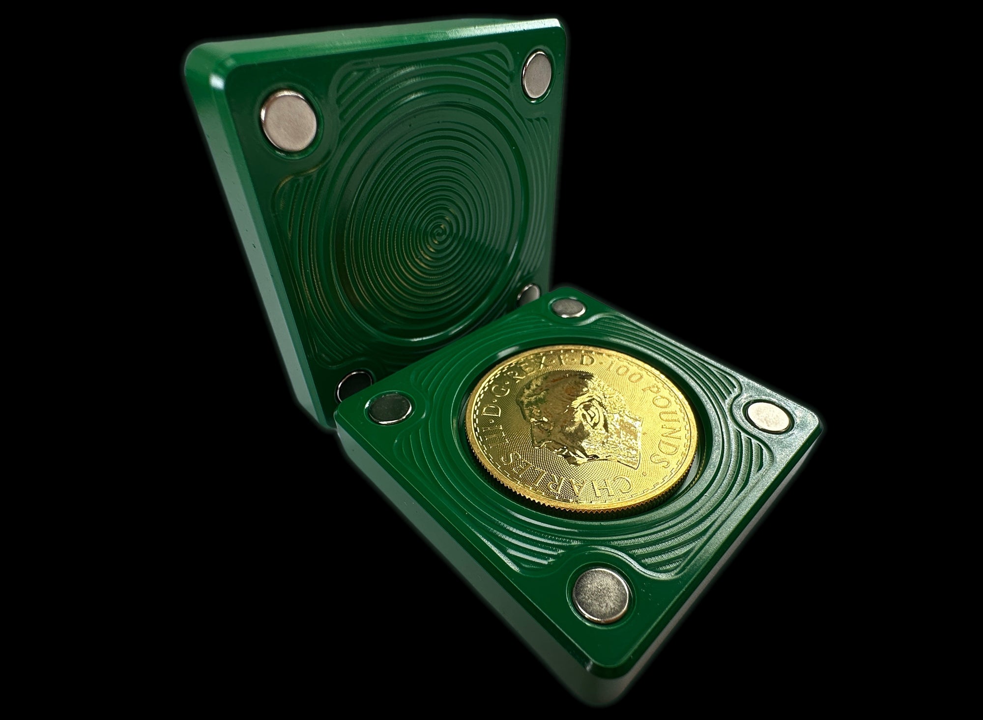 1oz Gold Coin EMERALD GREEN Goldstacker Heavy Brick | Gorilla Pro Customs