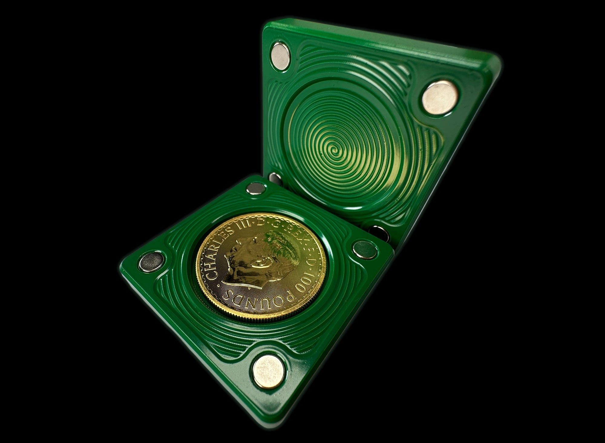 1oz Gold Coin EMERALD GREEN Goldstacker Heavy Brick | Gorilla Pro Customs