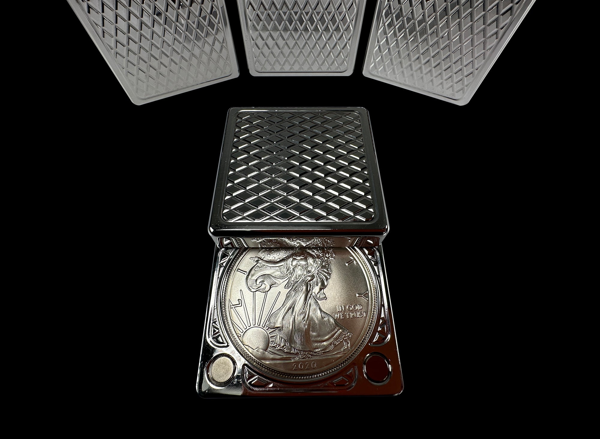 1oz Silver Coin POLISHED Single Stacker Heavy Brick | Gorilla Pro Customs