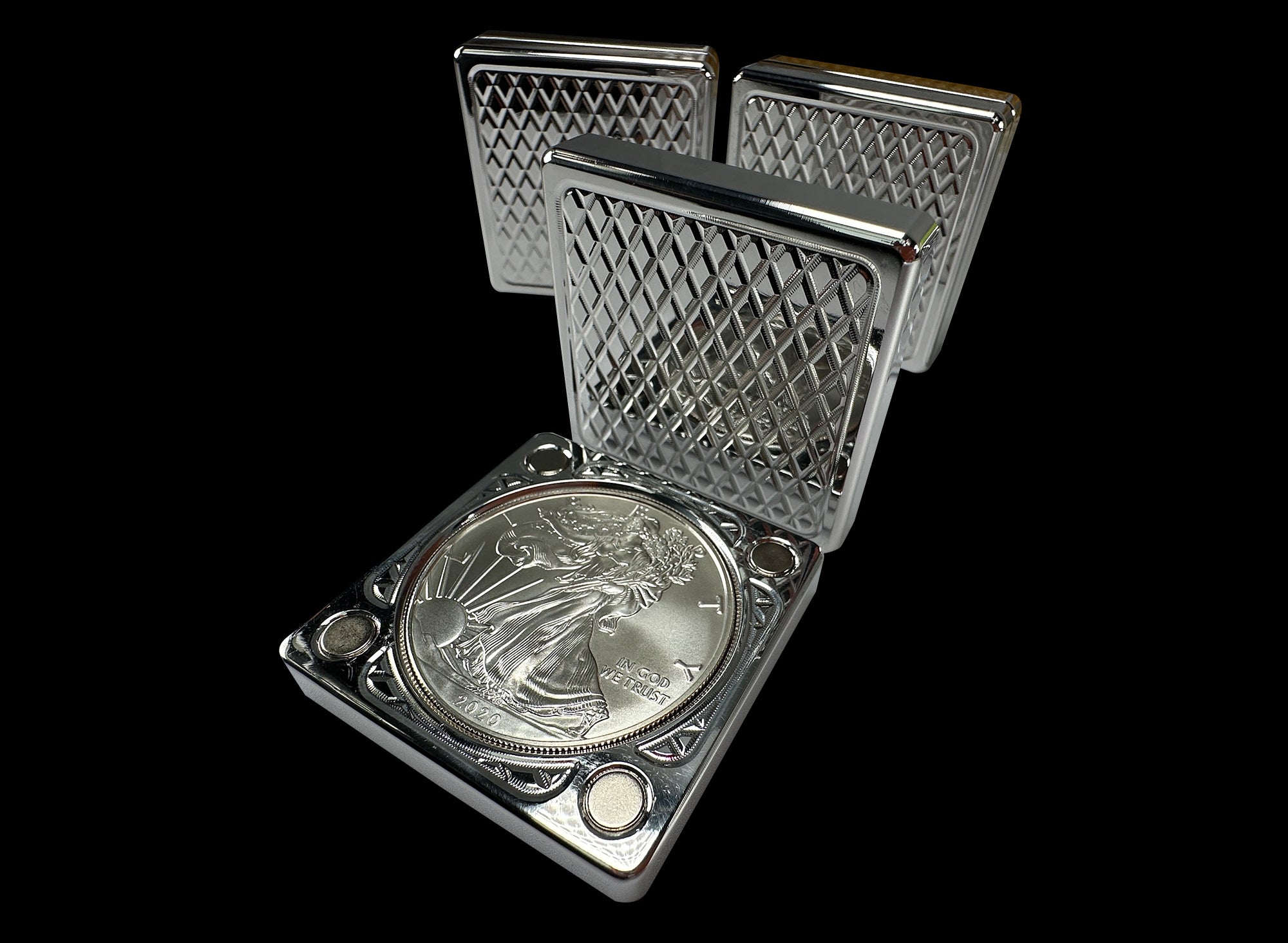 1oz Silver Coin POLISHED Single Stacker Heavy Brick | Gorilla Pro Customs