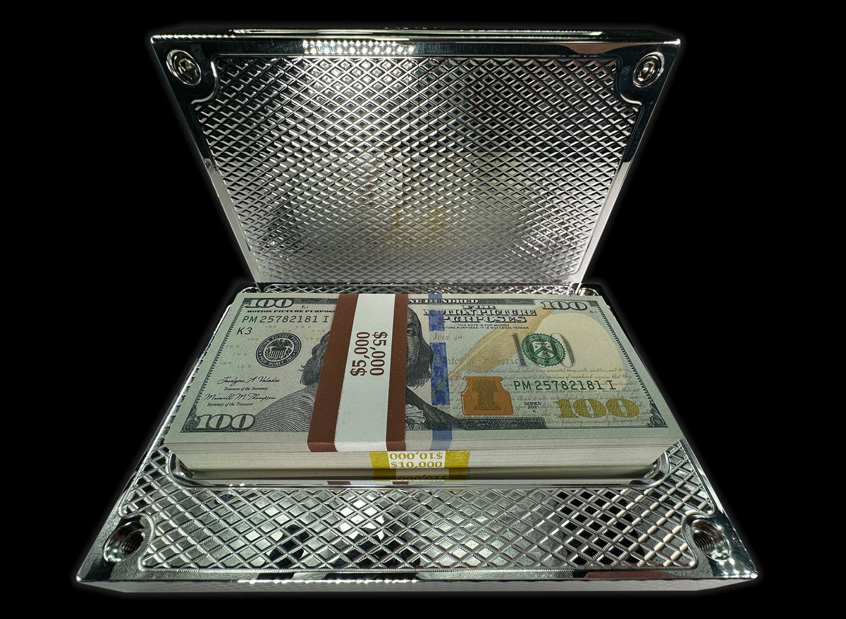 HEAVY POCKET Brick - POLISHED ALUMINUM - $25,000 Capacity | Gorilla Pro ...