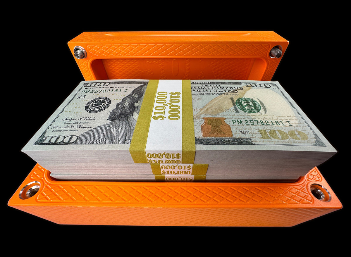 $50k, 21oz Gold Coins SPARK ORANGE Survival Brick | Gorilla Pro Customs