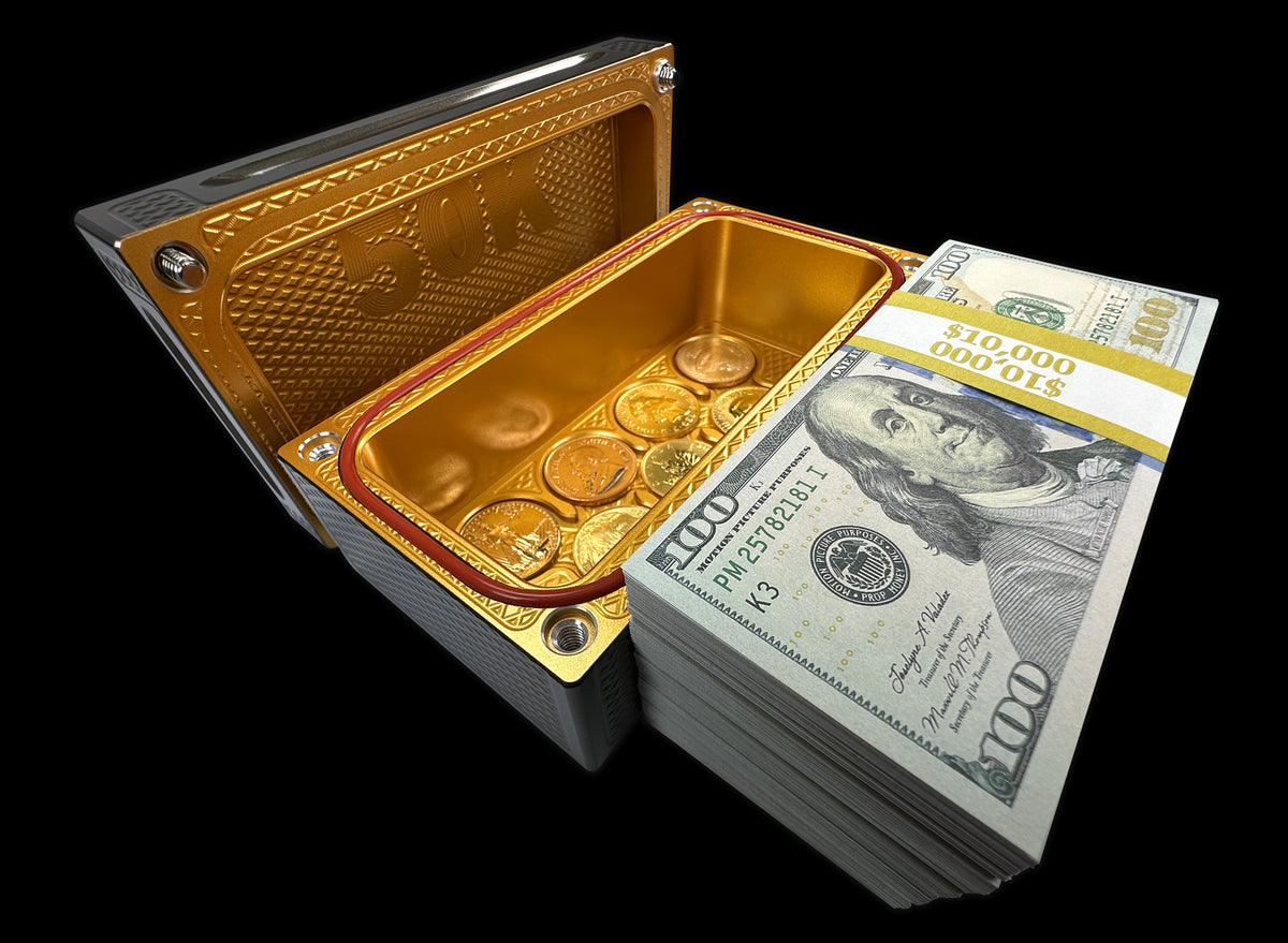 $50k, 7oz Gold Coins SOUTHERN COMFORT Survival Brick | Gorilla Pro Customs