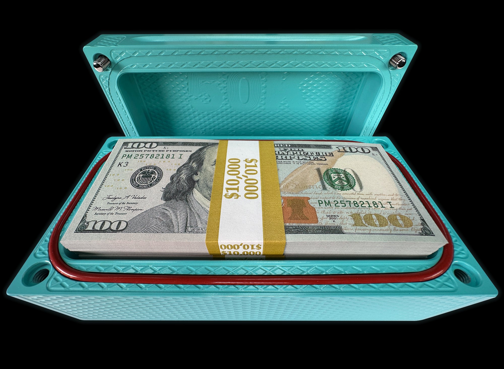 $50k, 7oz Gold Coins BABY BLUE Survival Brick | Gorilla Pro Customs