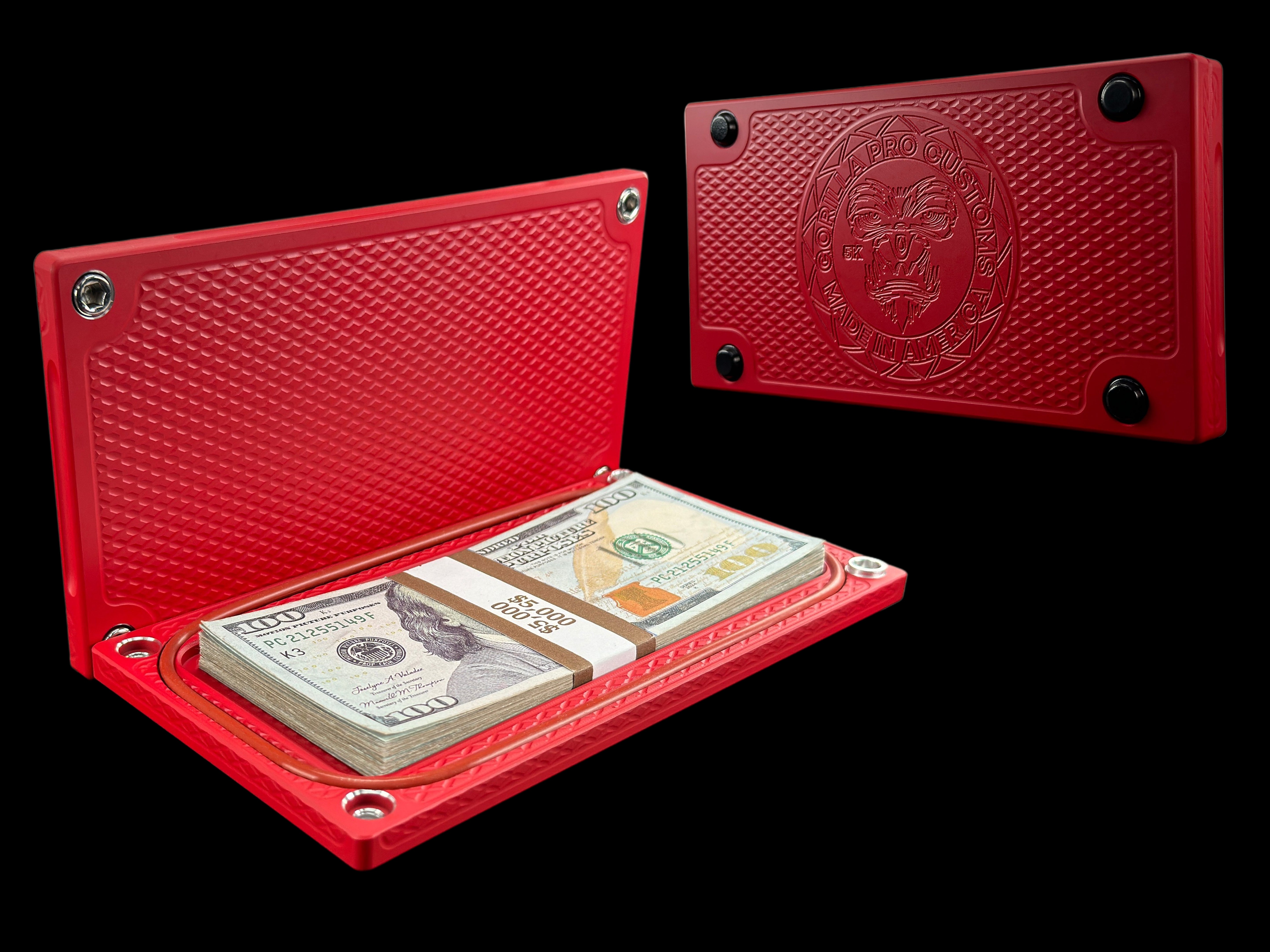 POCKET Brick - FLAT RED - $5,000 Capacity | Gorilla Pro Customs