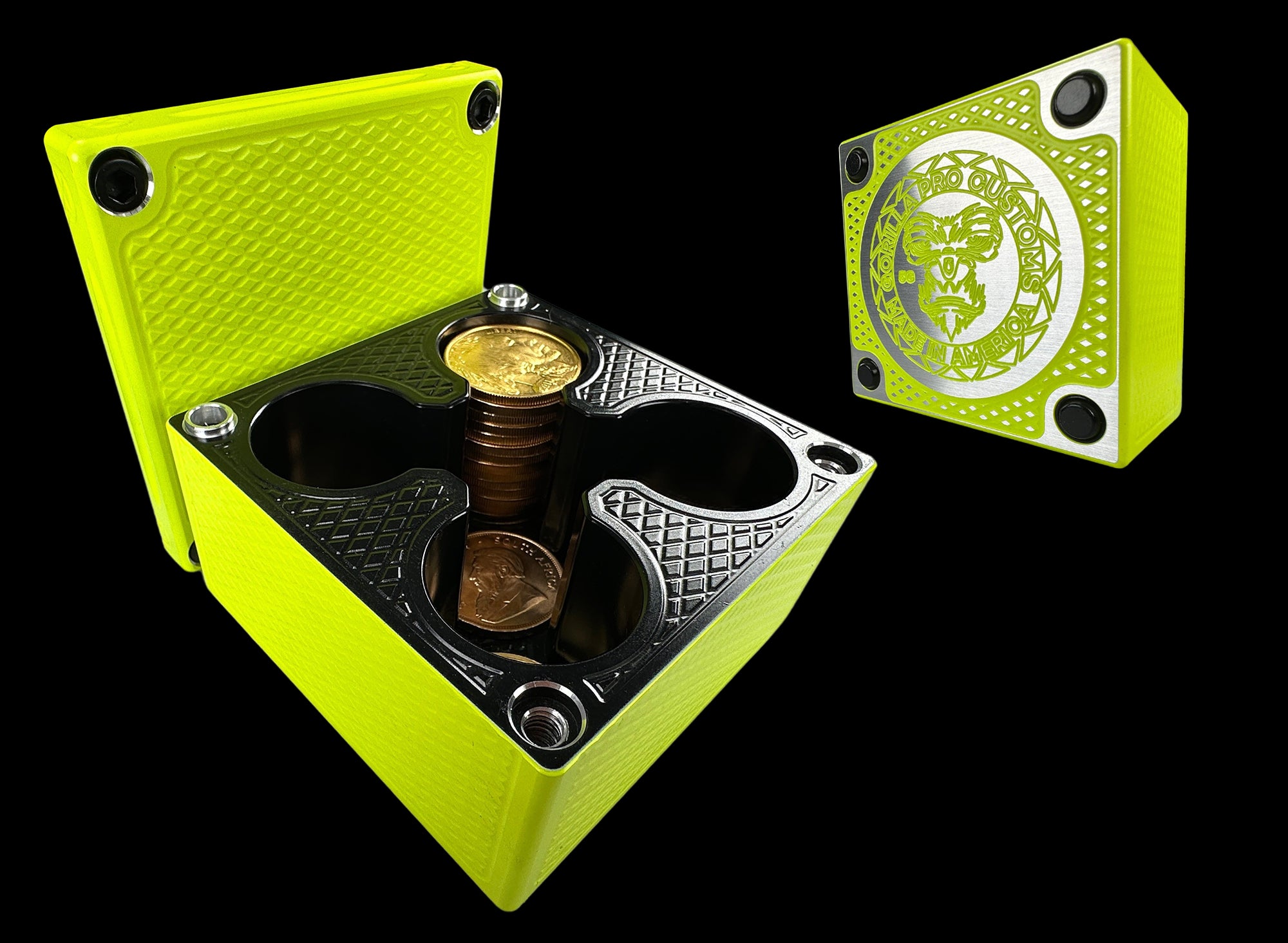 75oz 3.25x4 Gold Coins REVERSE YELLOW JACKET Gold Stacker Survival ...