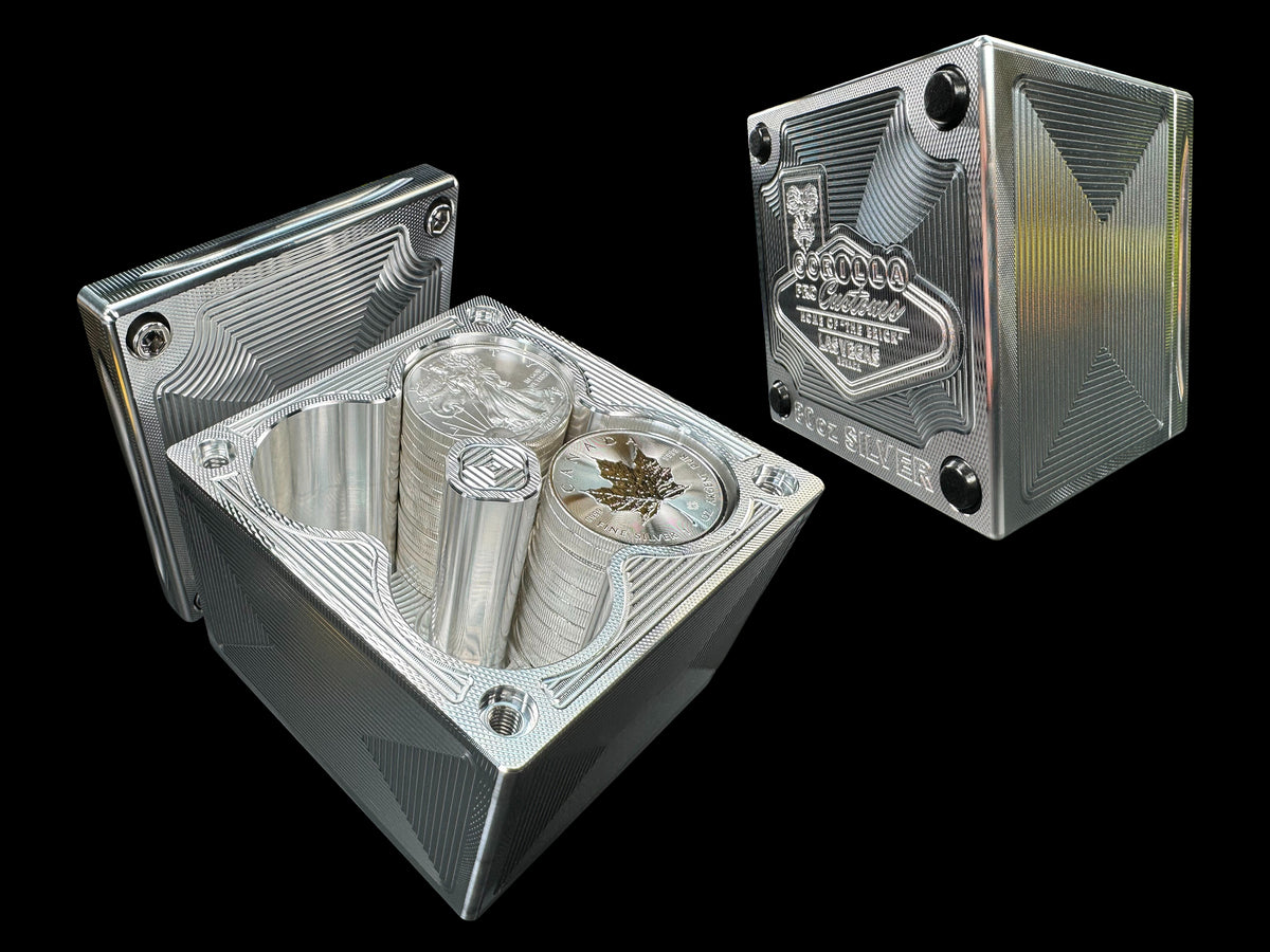80oz 4x4 Silver Coins MACHINED Silver Stacker Survival Brick | Gorilla ...