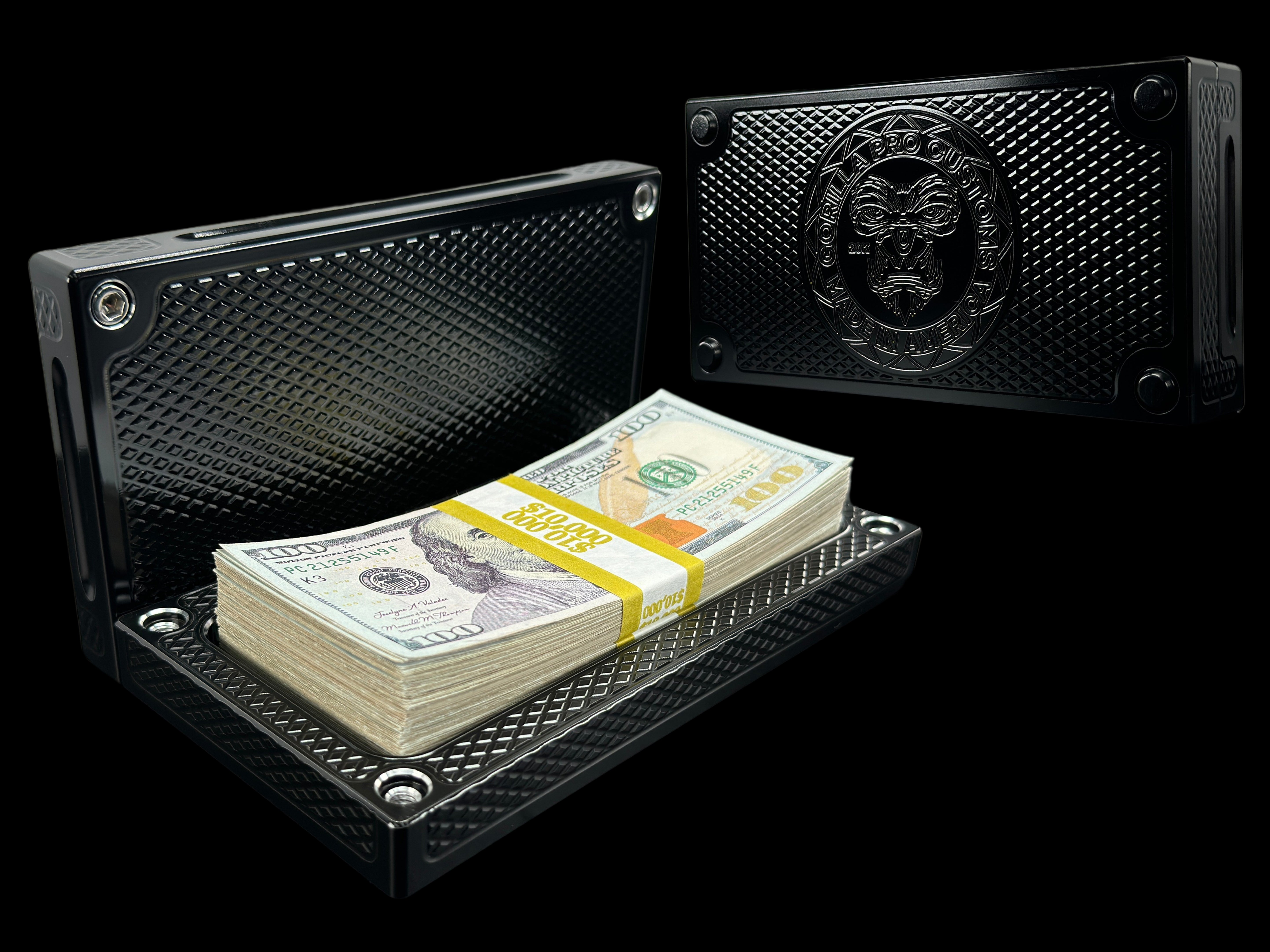 POCKET Brick - AK BLACK - $20,000 Capacity | Gorilla Pro Customs