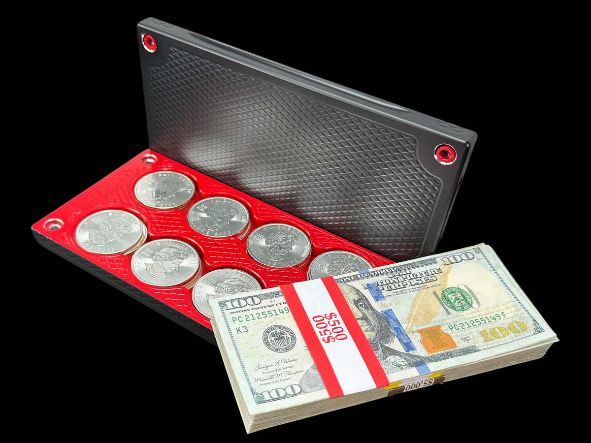 $7.5k, 24 1oz Silver Coins BLACK WIDOW Survival Brick | Gorilla Pro Customs