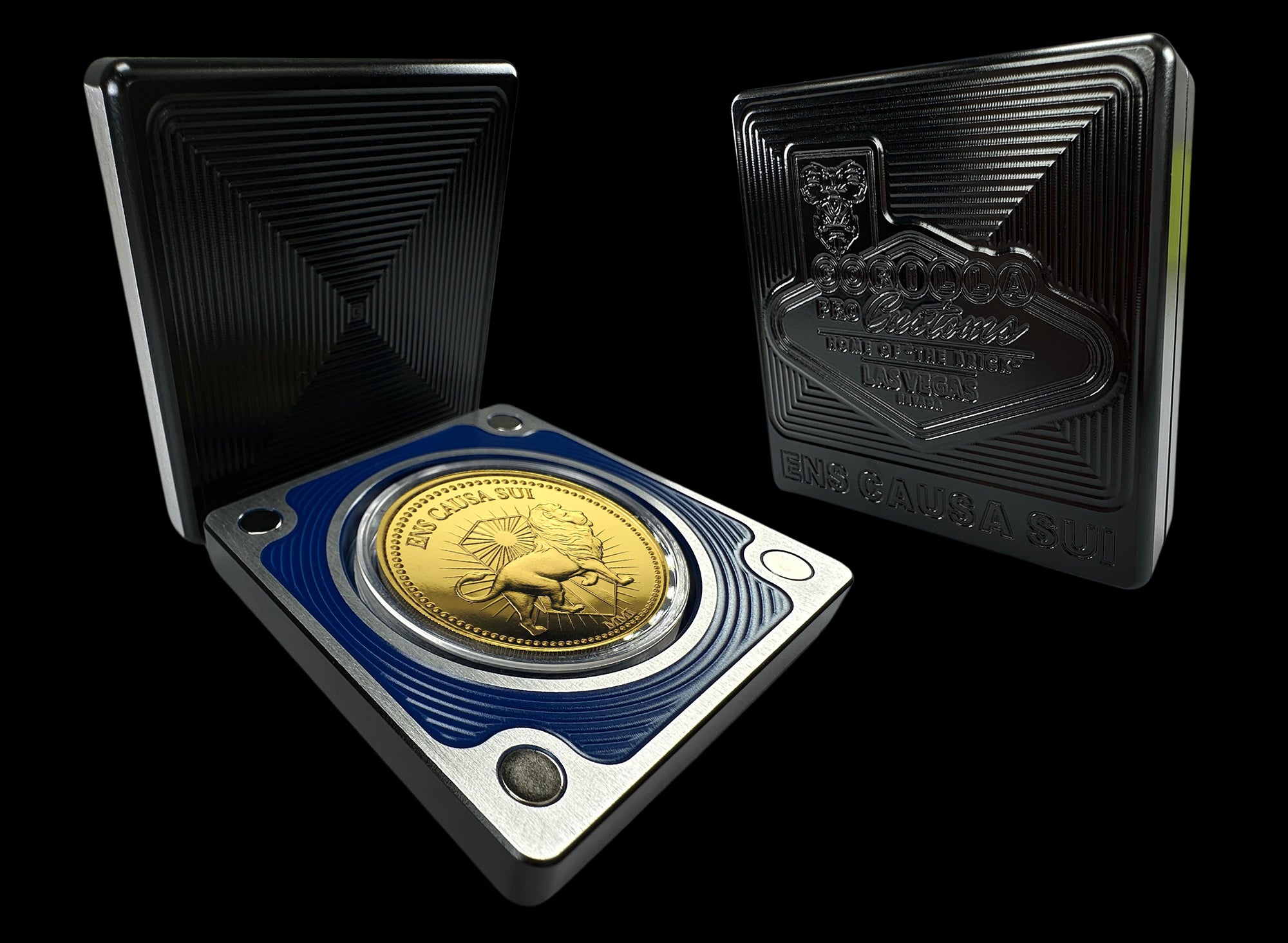 1oz John Wick Gold Coin ROYAL BLUE/AK BLACK Single Stacker Brick ...