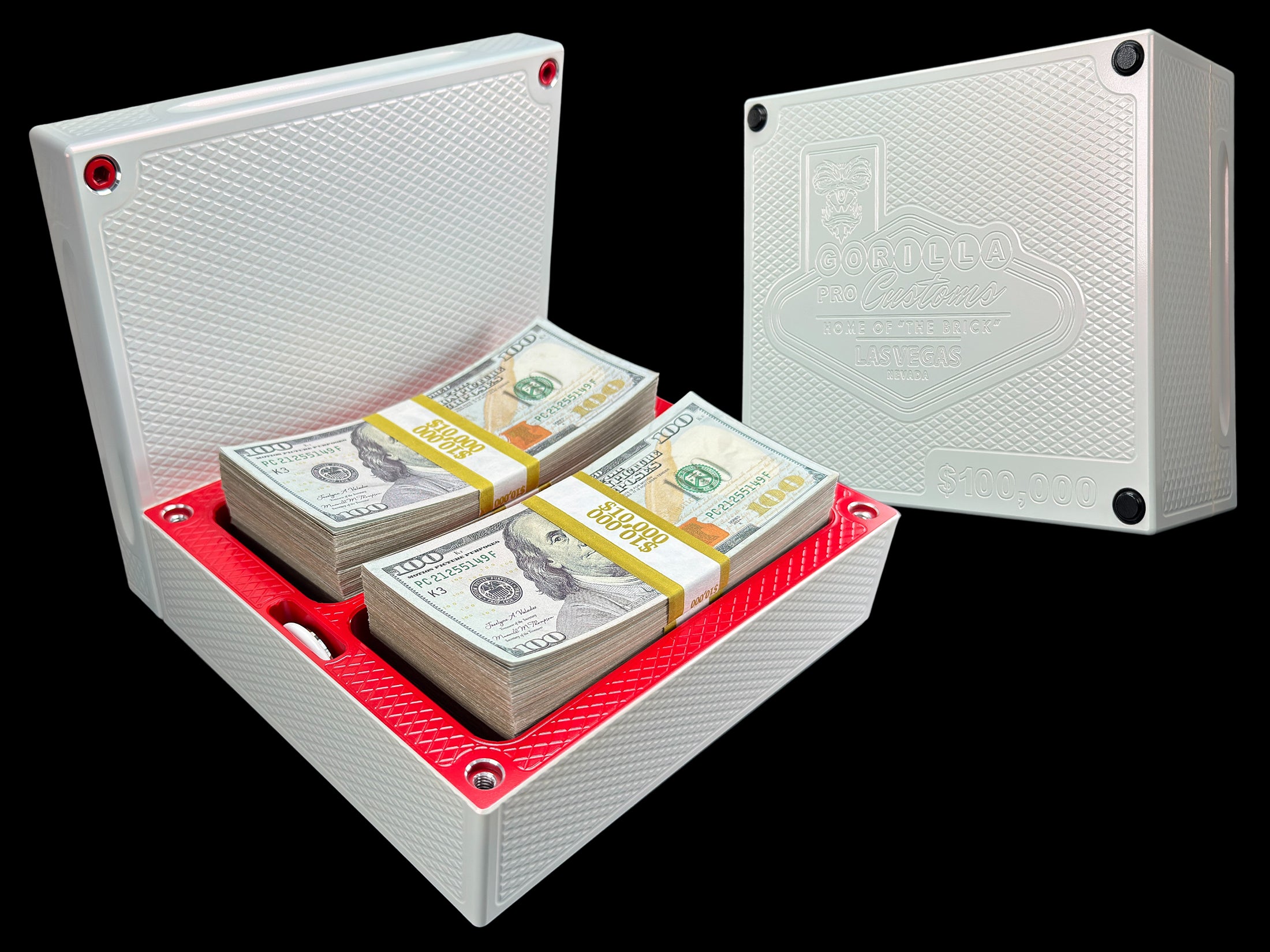 WALL Brick - RED ROSE/REDRUM - $100,000 Capacity | Gorilla Pro Customs