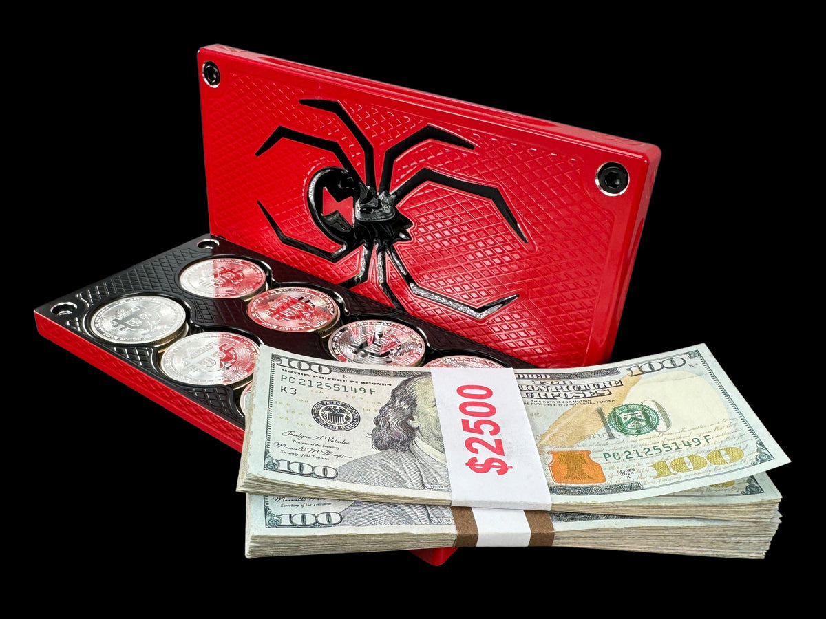 $7.5k, 24 1oz Silver Coins REVERSE BLACK WIDOW Survival Brick | Gorilla ...