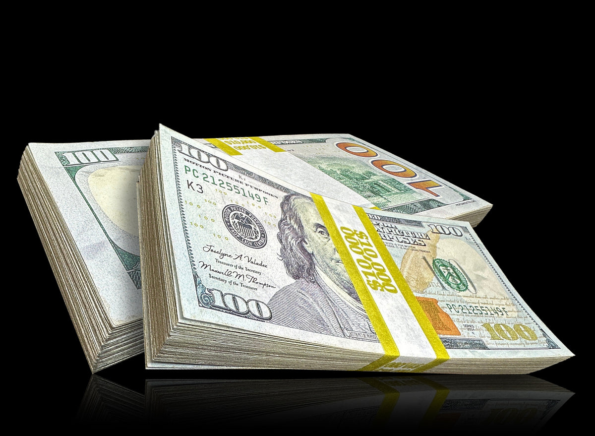 "STREET NOTES" (BLUE NOTES) - DOUBLE SIDED Prop Cash | $100 Dollar Bil ...