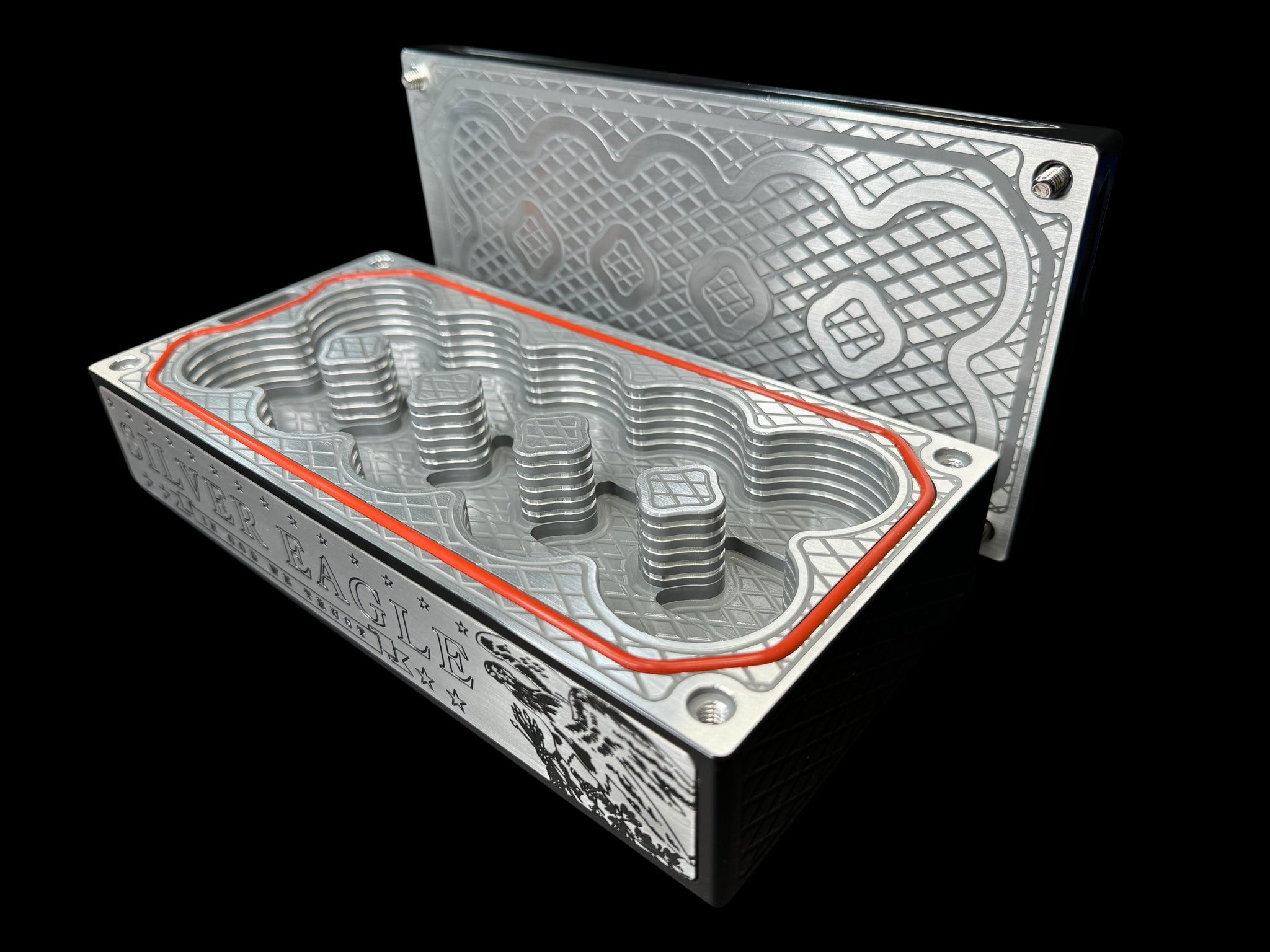 50 1oz SILVER EAGLES Badge Brick | Gorilla Pro Customs