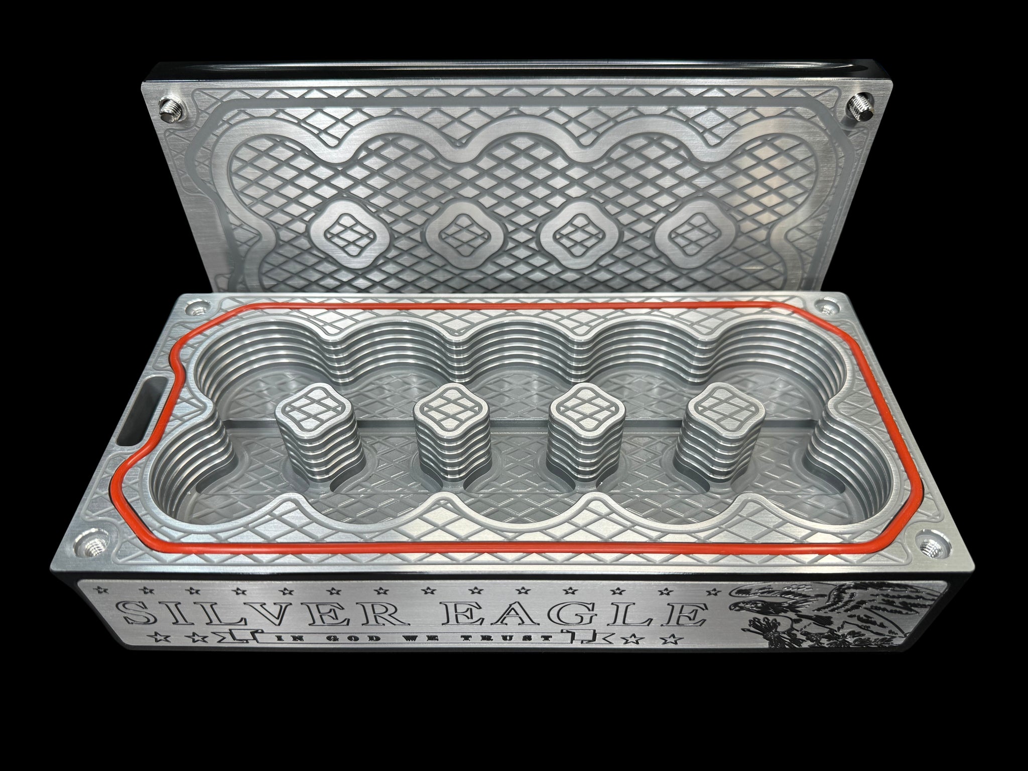 50 1oz SILVER EAGLES Badge Brick | Gorilla Pro Customs