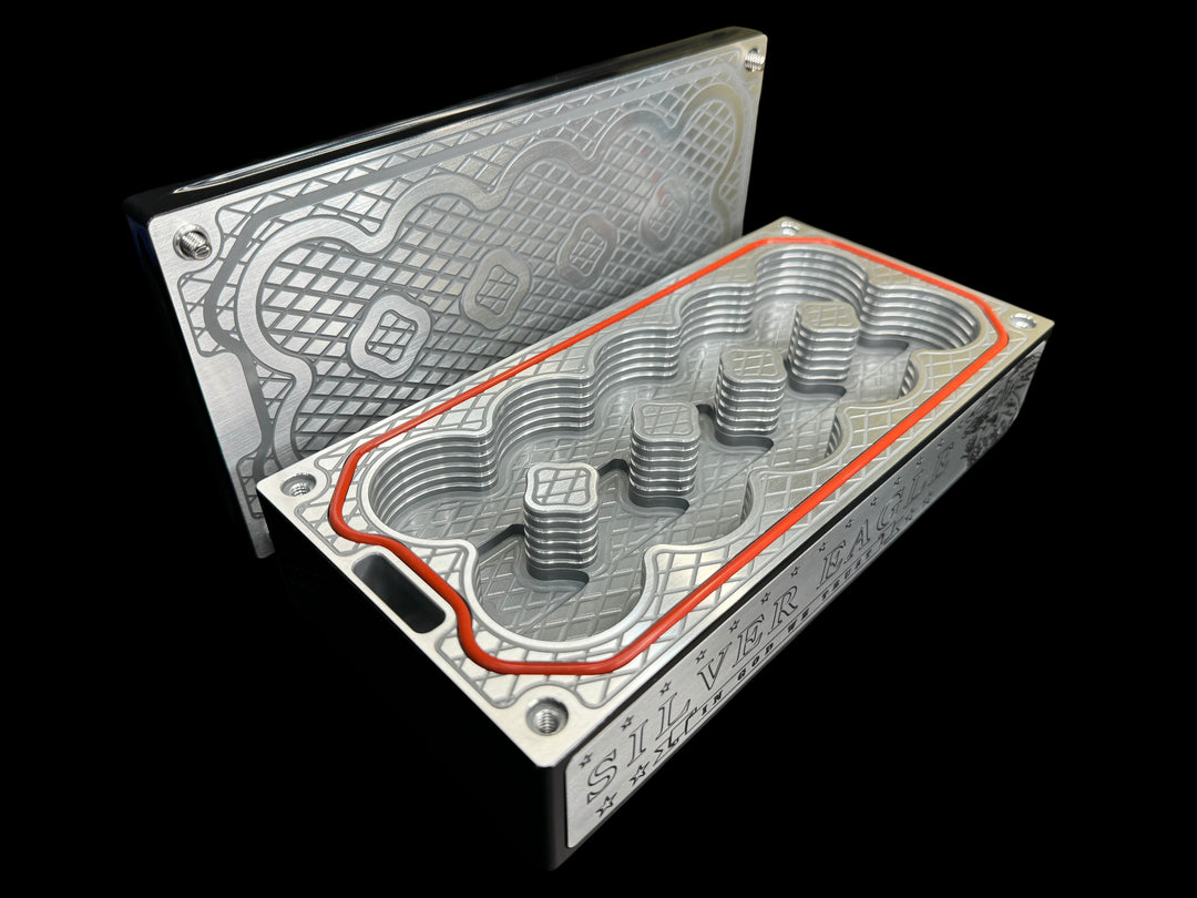50 1oz SILVER EAGLES Badge Brick | Gorilla Pro Customs