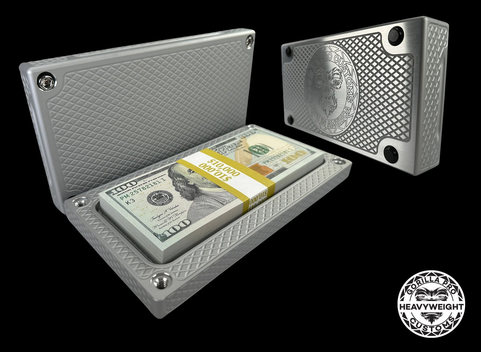 HEAVY POCKET Brick - SILVER - $10,000 Capacity | Gorilla Pro Customs