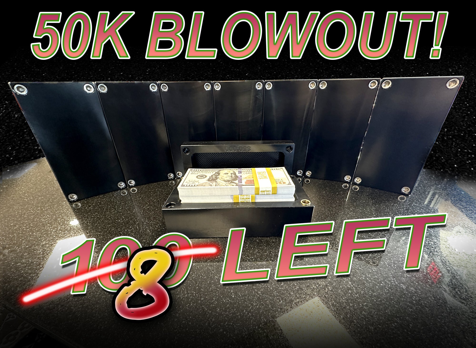 Black Anodized 50K Brick BLOWOUT – Gorilla Pro Customs