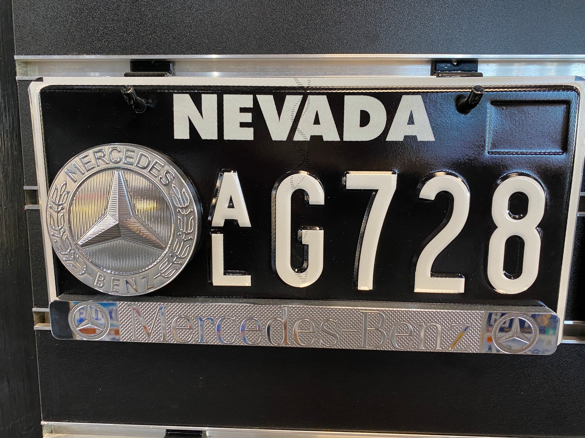 Polished Car Brand License Plate Badges – Gorilla Pro Customs