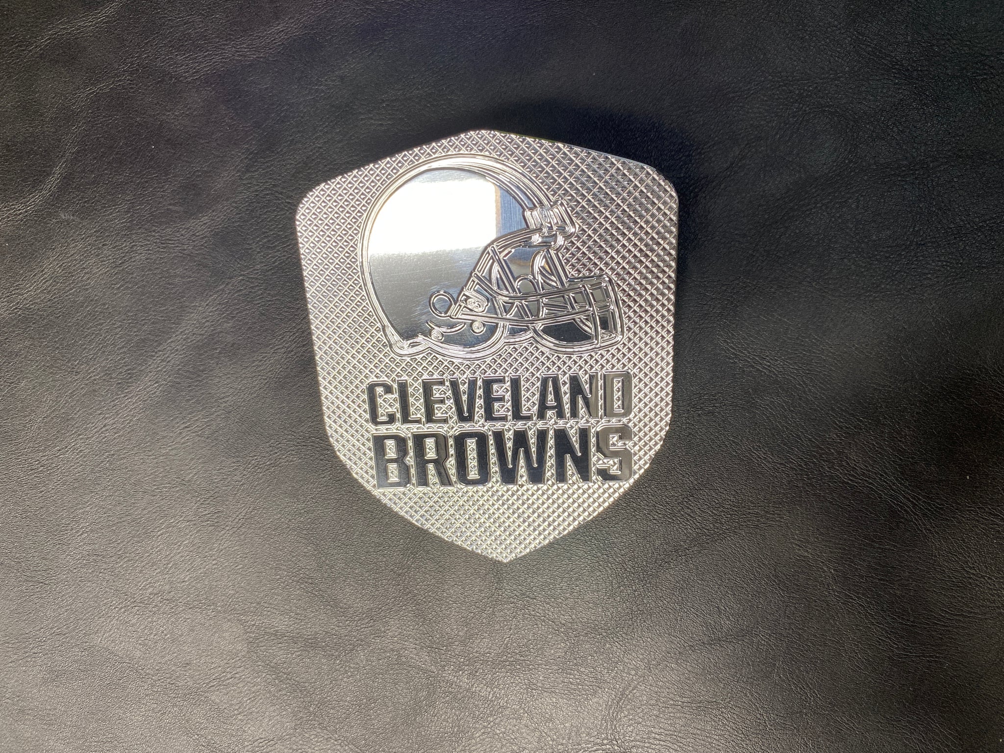 Polished NFL License Plate Badges – Gorilla Pro Customs