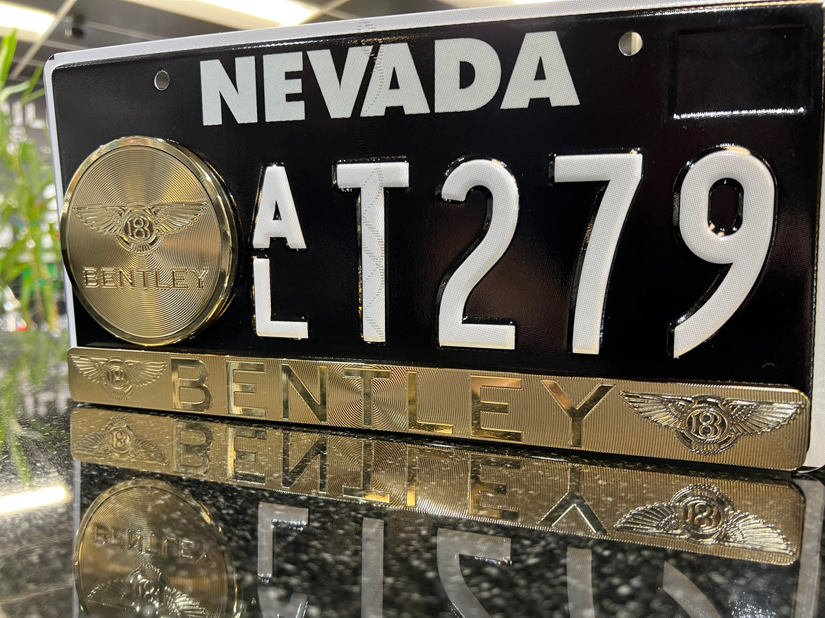 Brass Car Brand License Plate Badges – Gorilla Pro Customs
