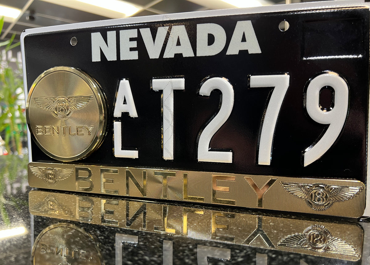 Brass Car Brand License Plate Badges – Gorilla Pro Customs