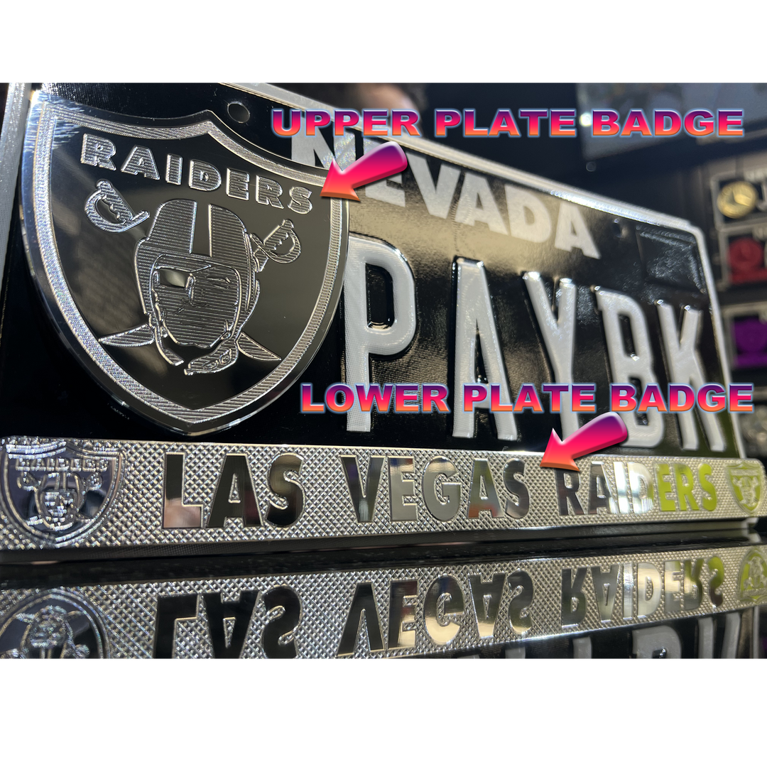 Polished Support Our Heroes License Plate Badges – Gorilla Pro Customs